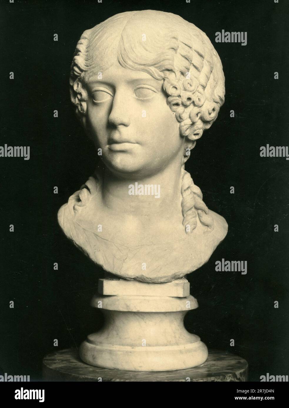 Ancient Roman marble bust statue of Minatia Polla, National Museum ...