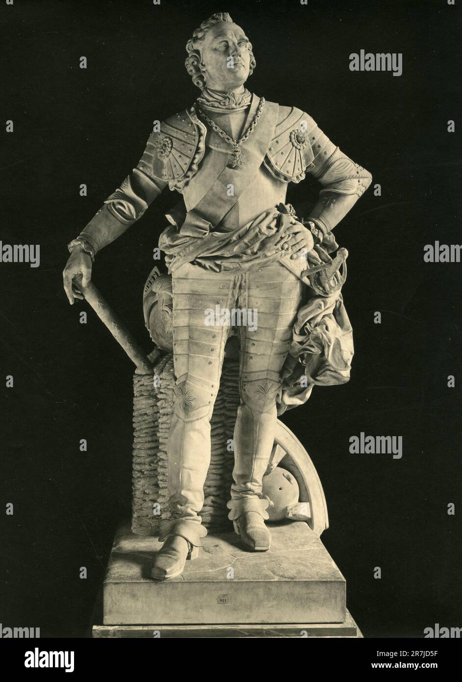 Maurice Count of Saxony marble statue by French artist Francois Rude ...