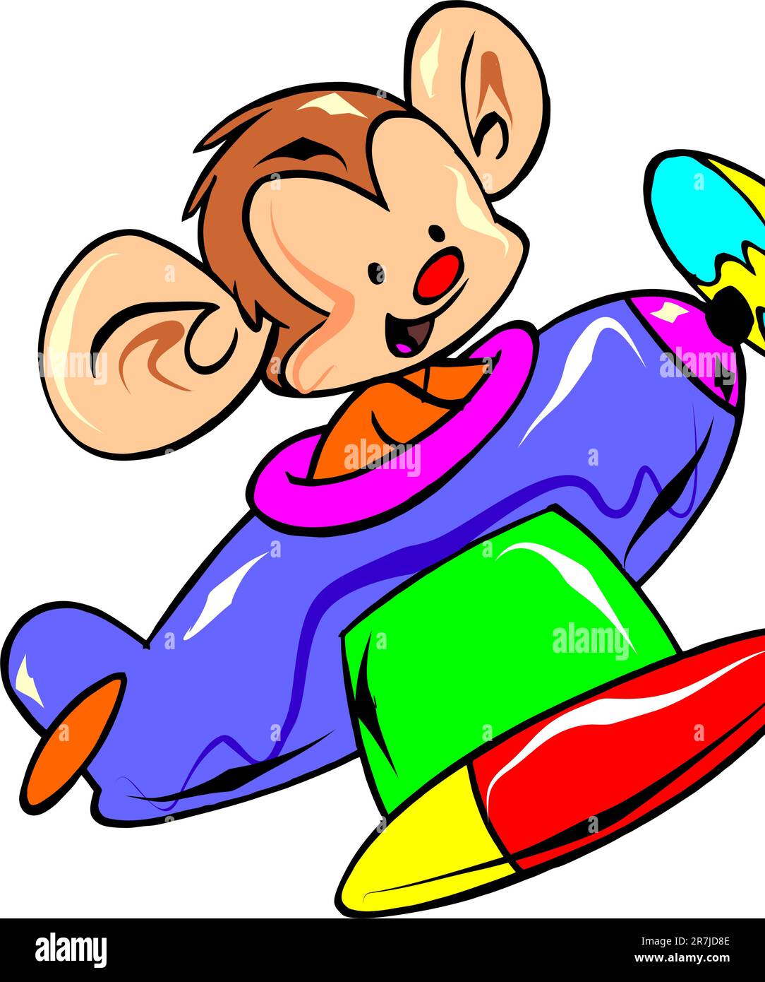 A Digitally Illustrated Cute And Colorful Cartoons Stock Vector Image
