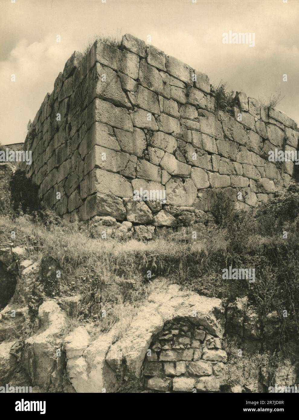 Cyclopean Walls at S. Oliva, Cori, Italy 1900s Stock Photo - Alamy