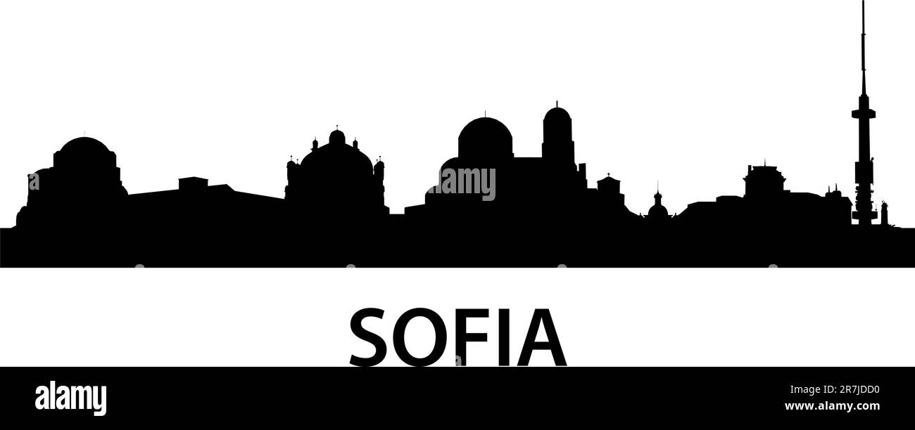 detailed illustration of Sofia, Bulgaria Stock Vector Image & Art - Alamy