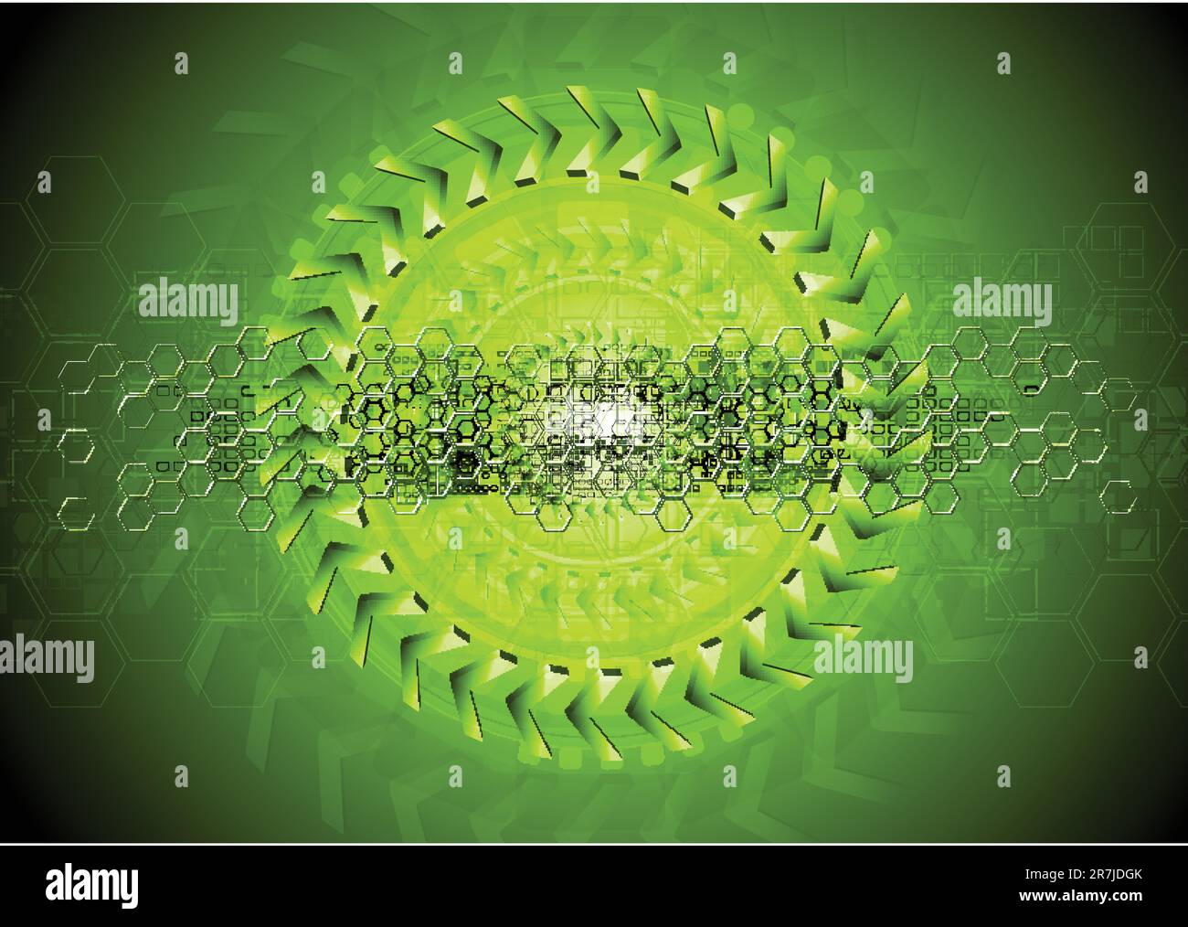 Abstract high tech green image Stock Vector Images - Alamy
