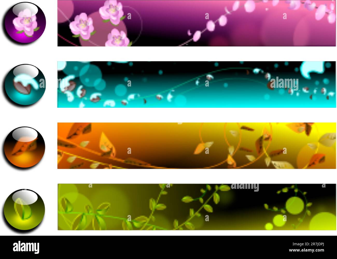 banners to web pages about the aesthetic and nice design Stock Vector ...