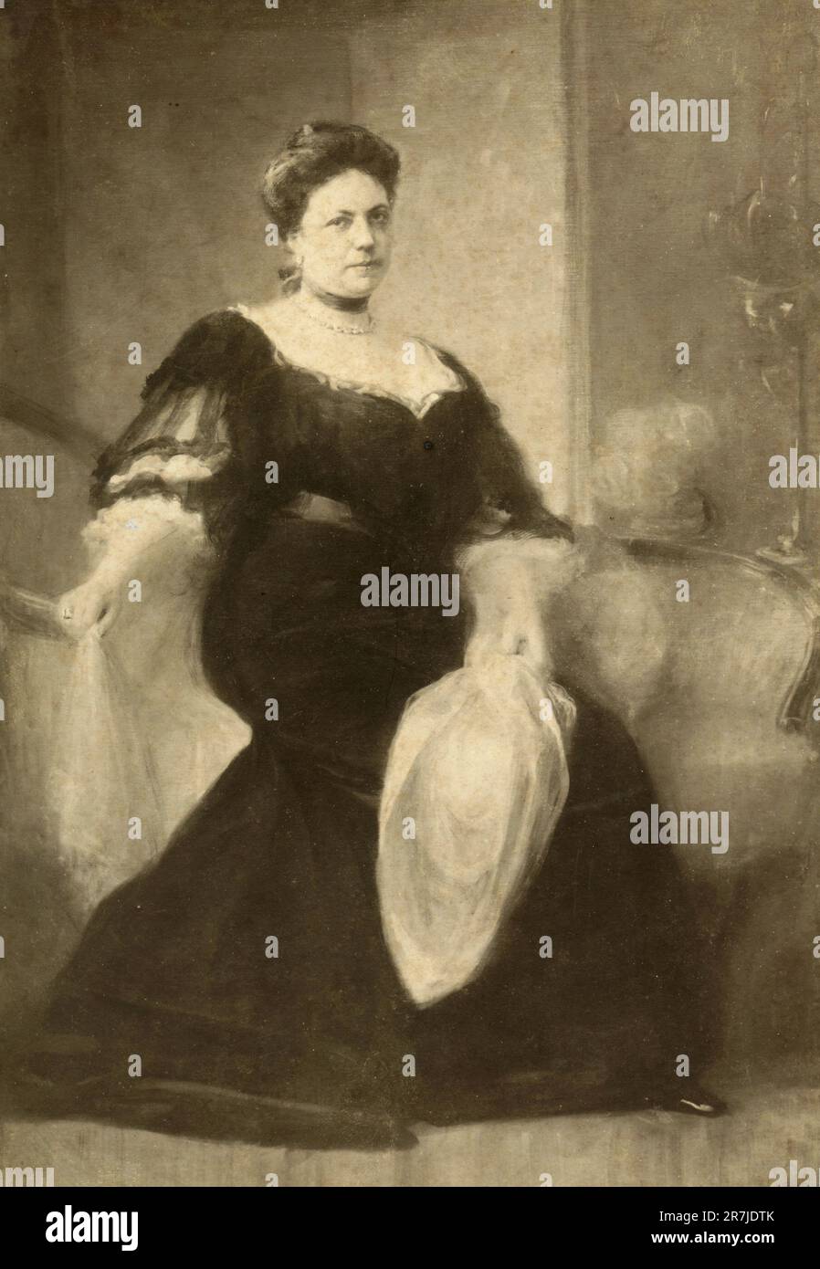 Portrait of Countess Maria Lena Pecci, painting by artist count ...