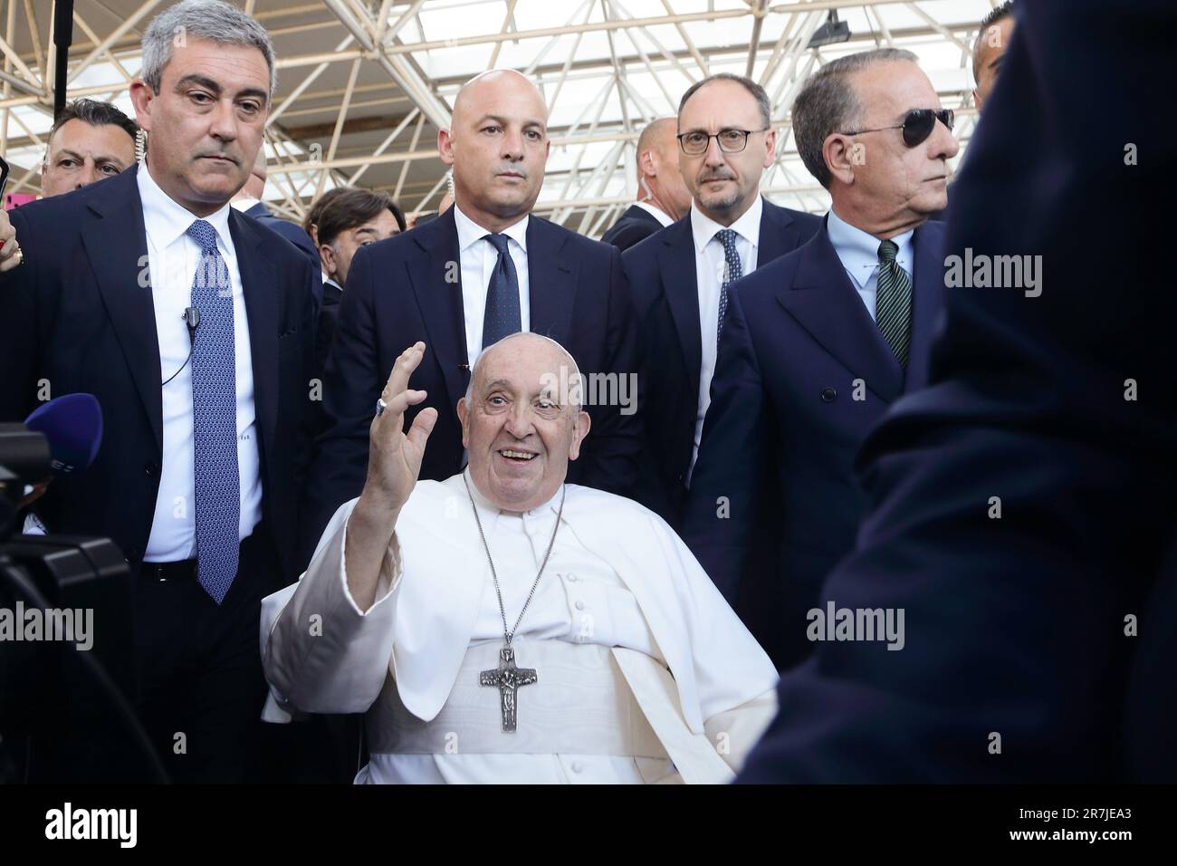 June 16, 2023 - POPE FRANCIS was discharged from Rome's Gemelli ...