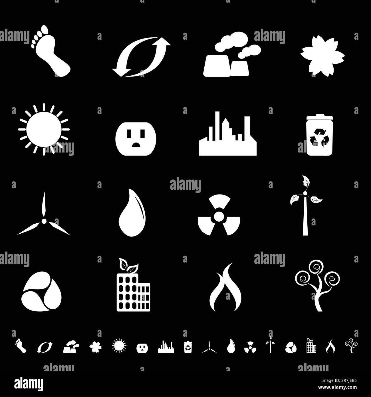 Environment symbols Black and White Stock Photos & Images - Alamy