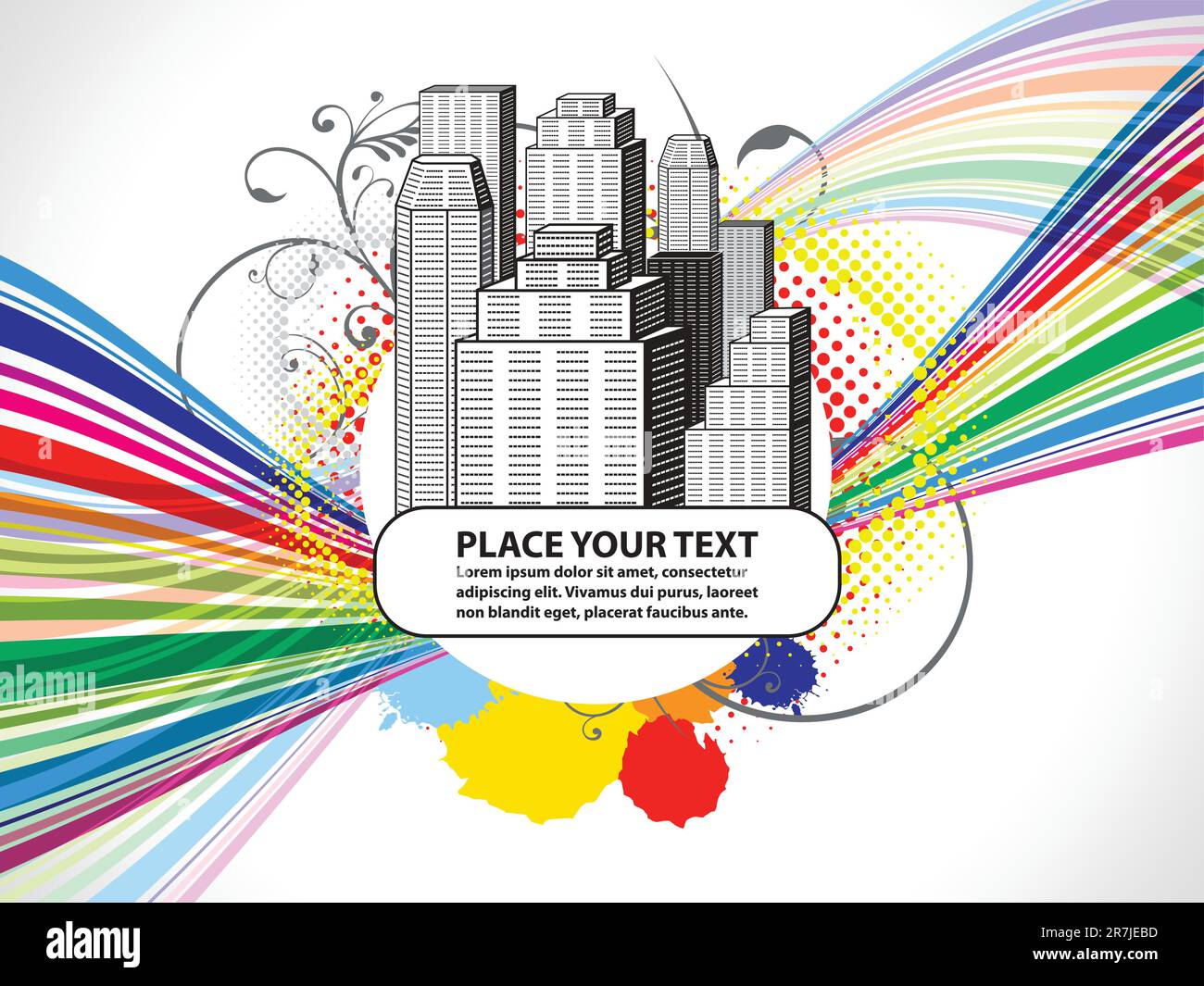 Colorful building clipart hi-res stock photography and images - Alamy