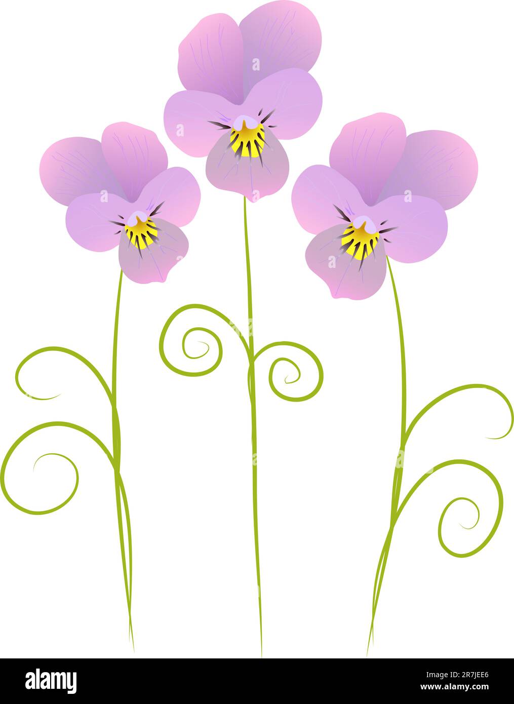 Purple and white plant Stock Vector Images - Alamy