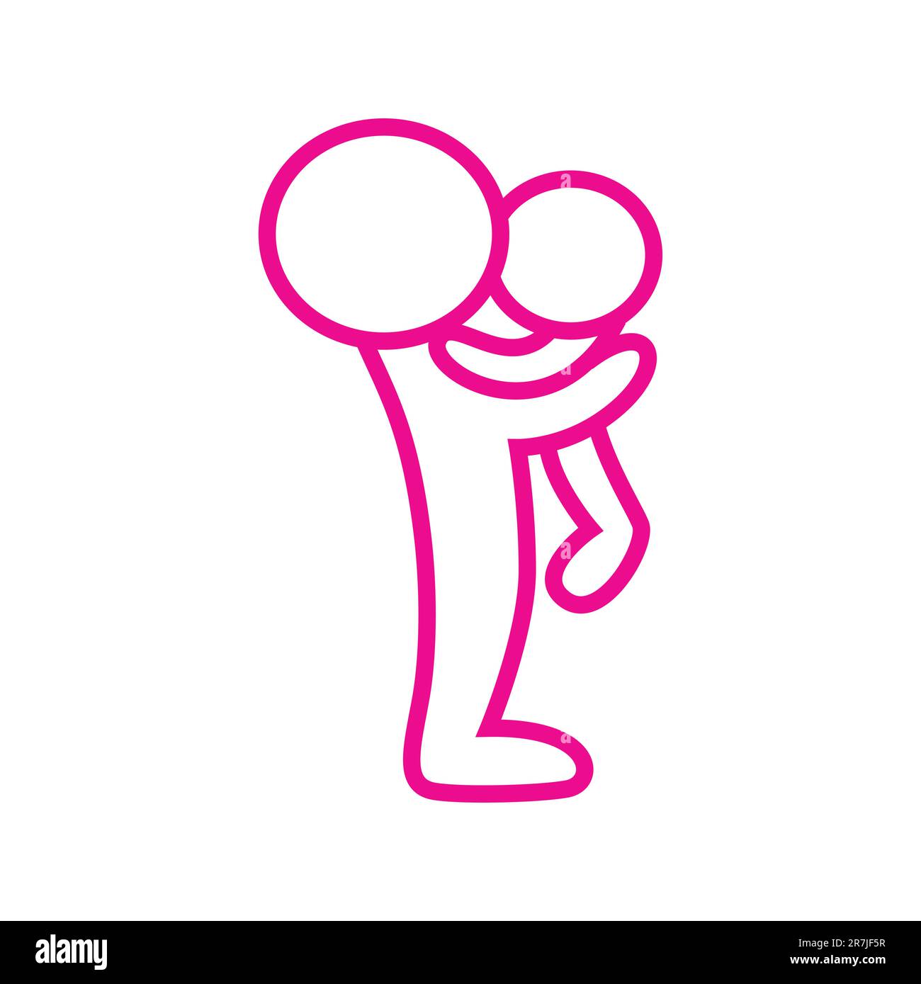 Happy mom child play Stock Vector Images - Alamy