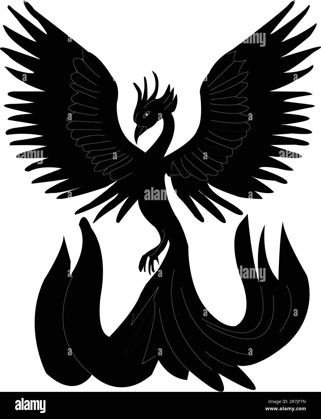 phoenix bird - vector Stock Vector Image & Art - Alamy