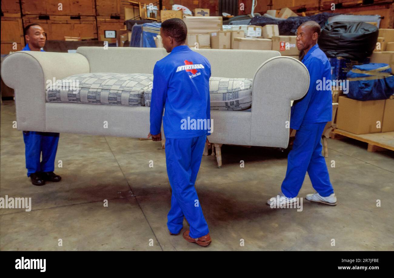 Movers truck boxes hi-res stock photography and images - Alamy