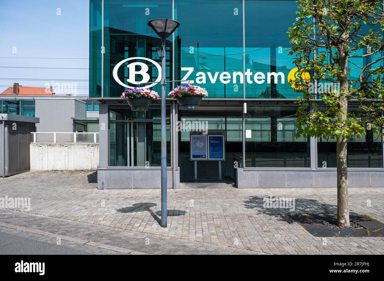 Zaventem, Flemish Brabant, Belgium - May 29, 2023 - Facade of the ...