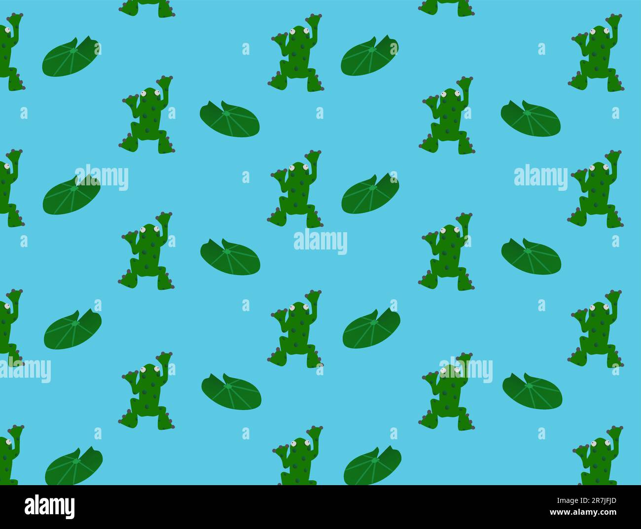 Frog pattern for original background of the desktop Stock Vector Image ...