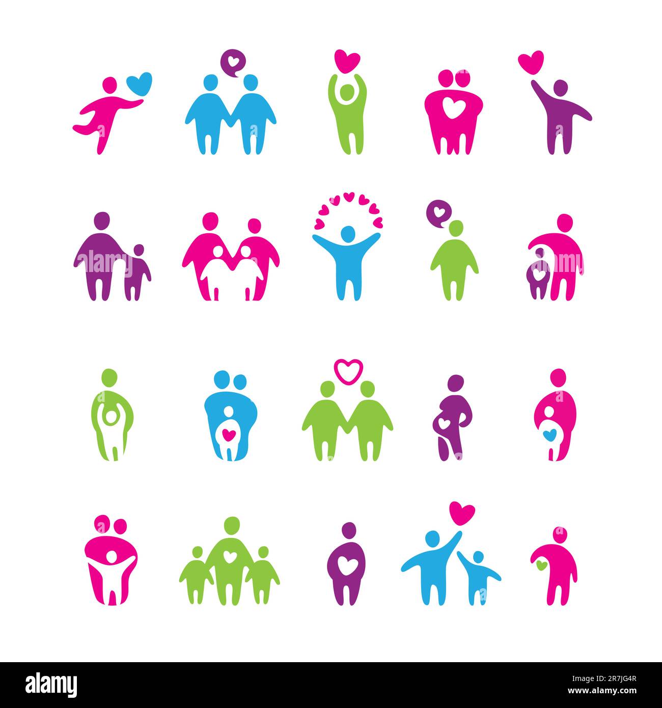 Family gather here Stock Vector Images - Alamy