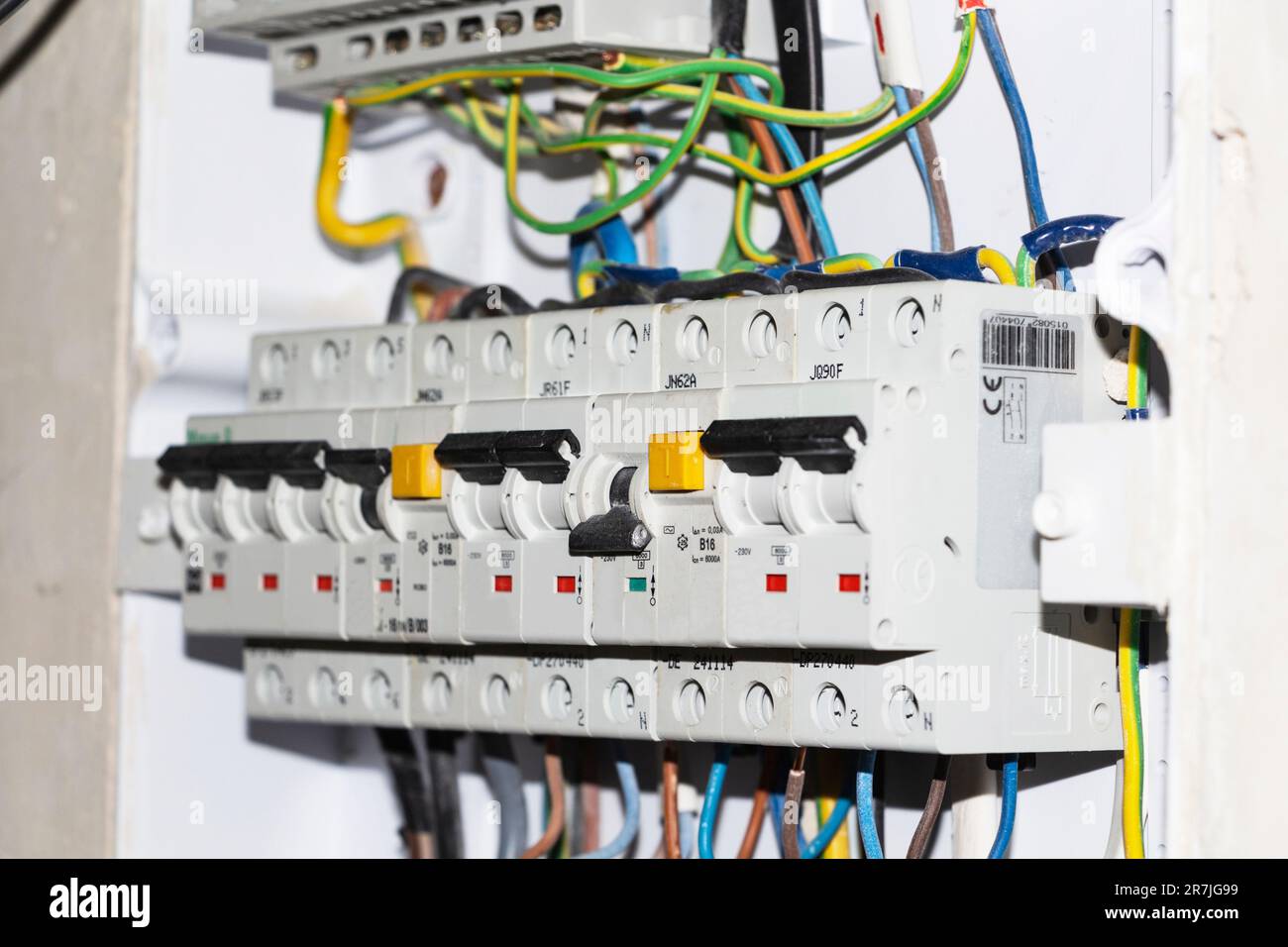 Switchboard equipment. A shield for electrification of houses and ...