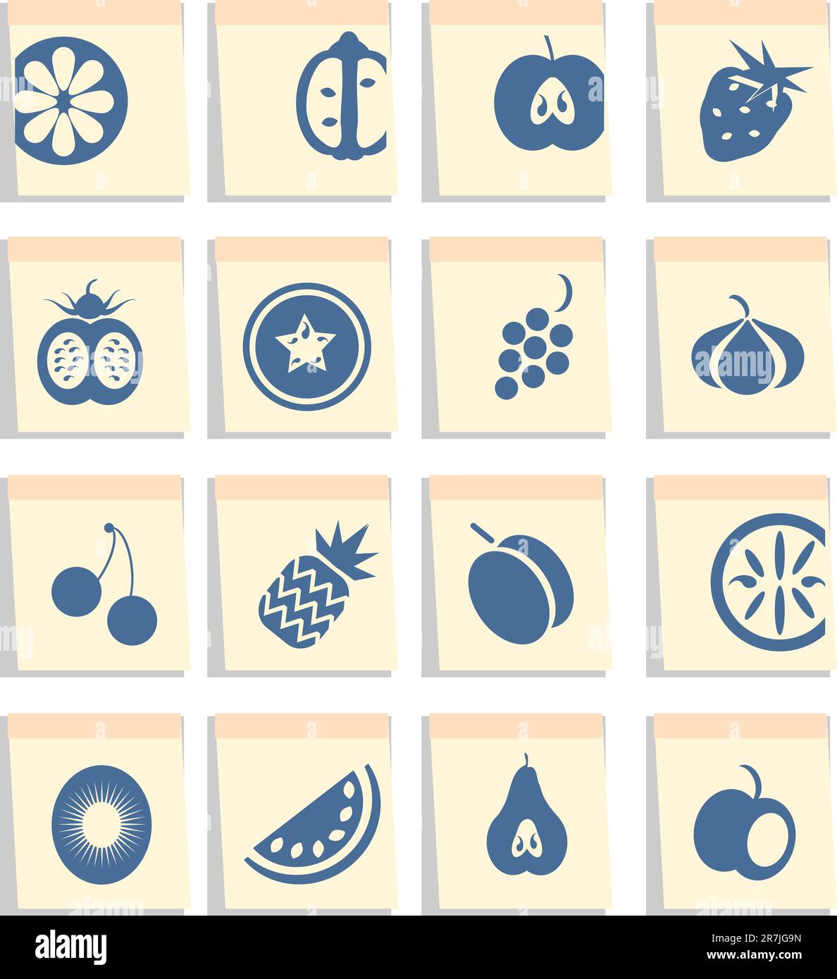 Apple tree sticker Stock Vector Images - Alamy