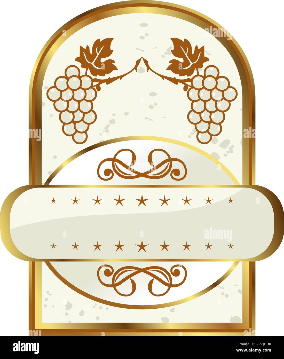 Illustration retro frame label for design packing - vector Stock Vector ...