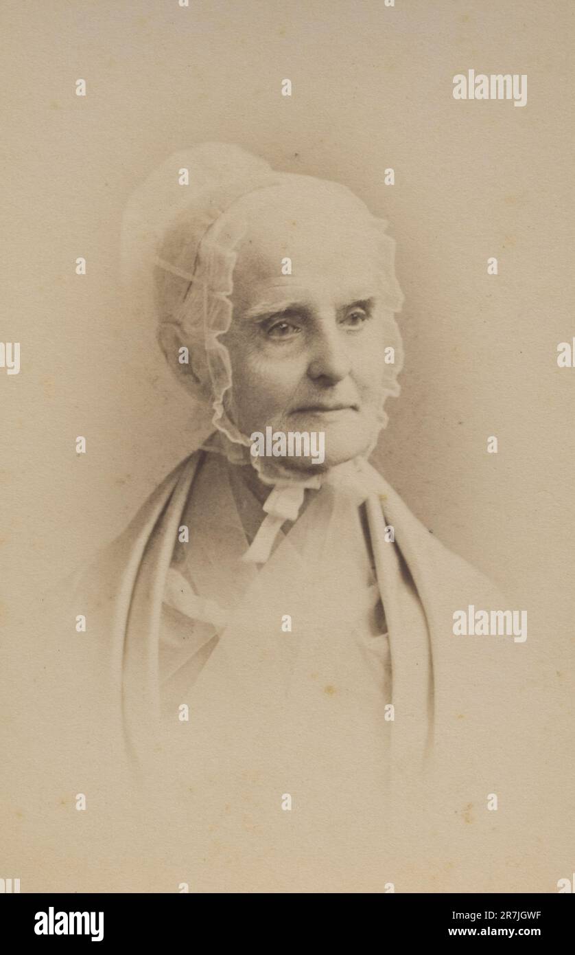 Lucretia Coffin Mott c. 1865 Stock Photo - Alamy
