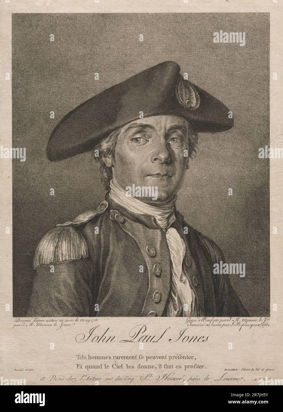 John Paul Jones 1781 Stock Photo - Alamy