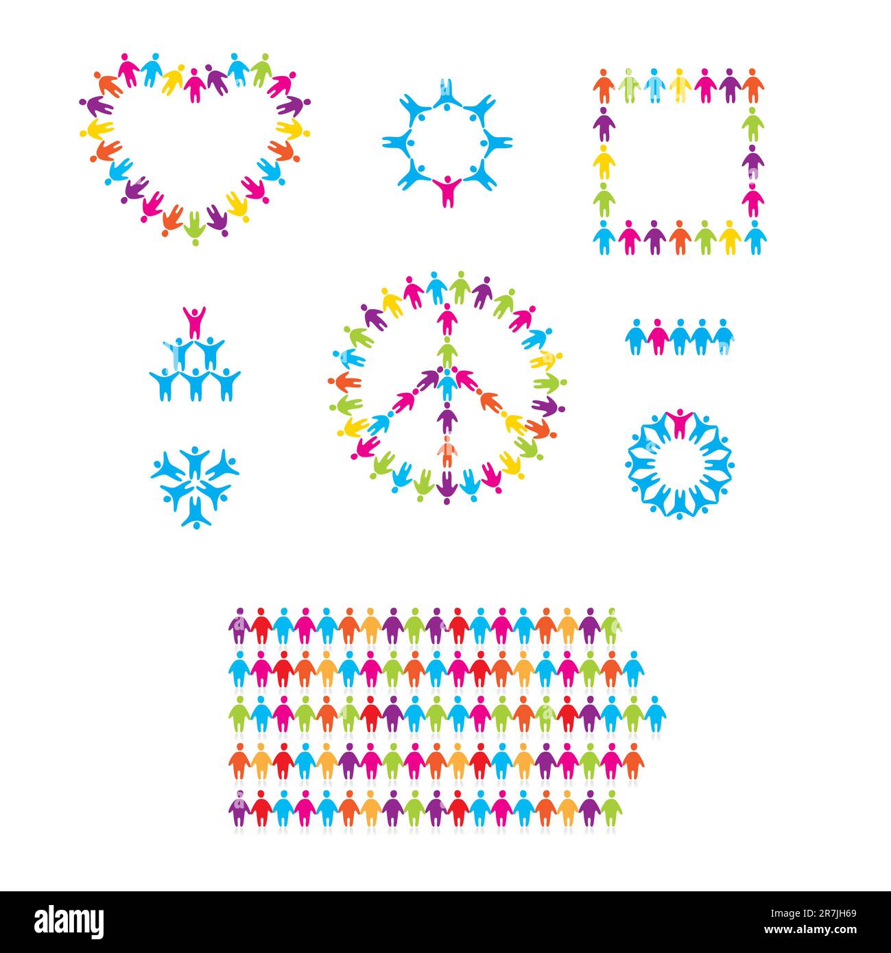 Team love Stock Vector Images - Alamy