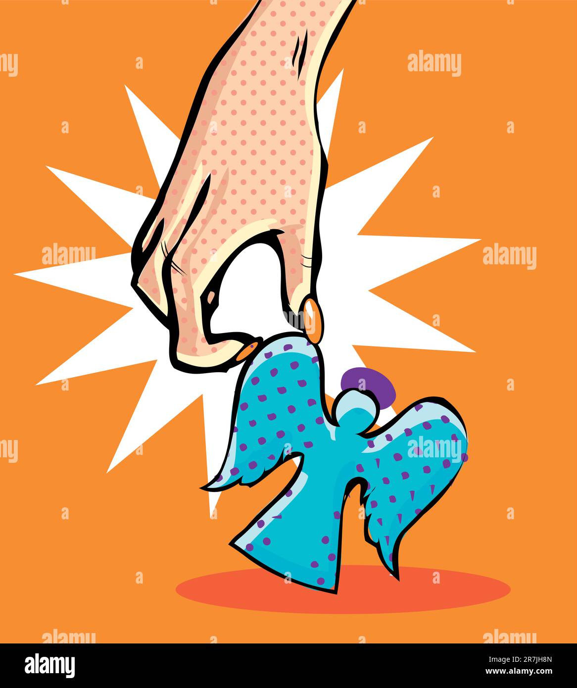 Angel in heaven Stock Vector Images - Alamy