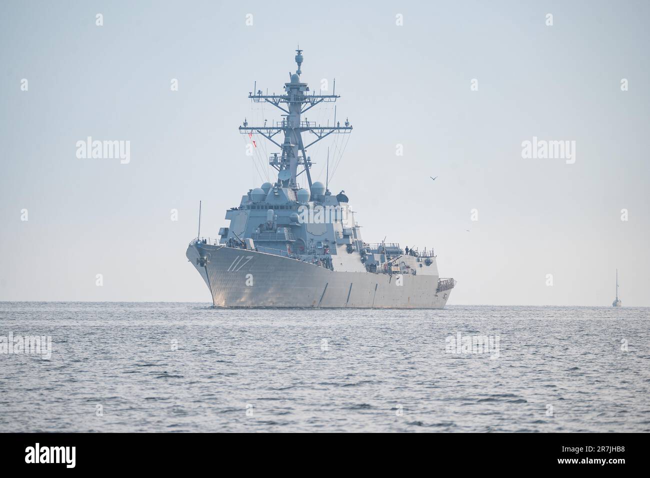 Kiel, Germany. 16th June, 2023. The American destroyer USS Paul ...
