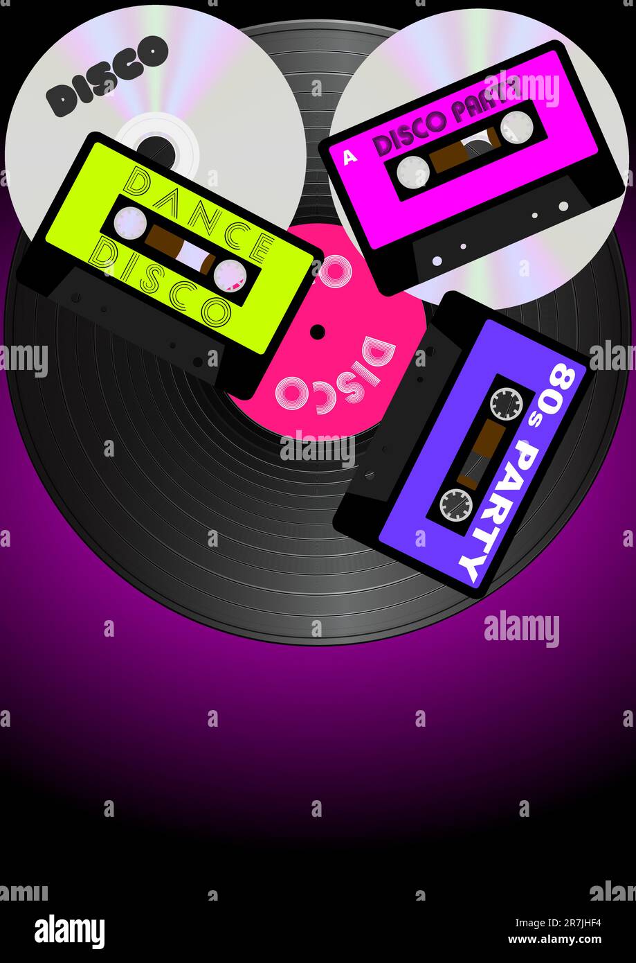 Cassette cover Stock Vector Images - Alamy