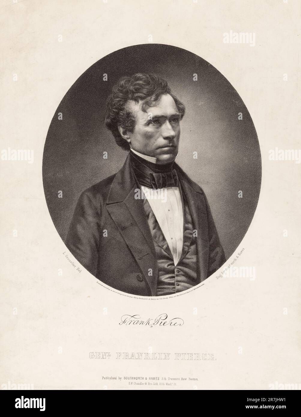 Franklin Pierce 1853 Stock Photo - Alamy