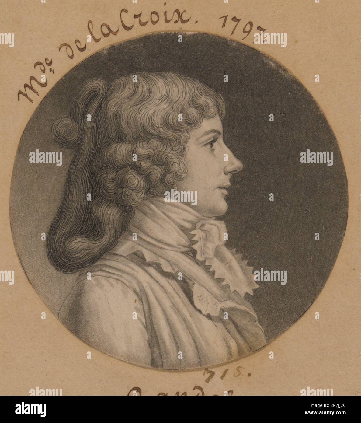 Marie Josephine Delacroix 1797 Stock Photo - Alamy