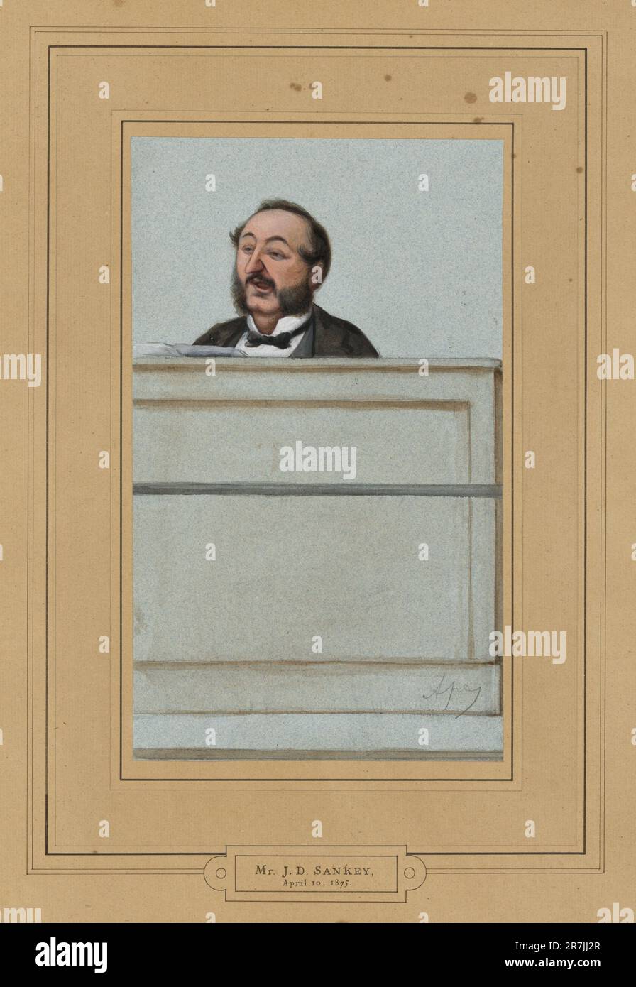 Ira David Sankey 1875 Stock Photo - Alamy