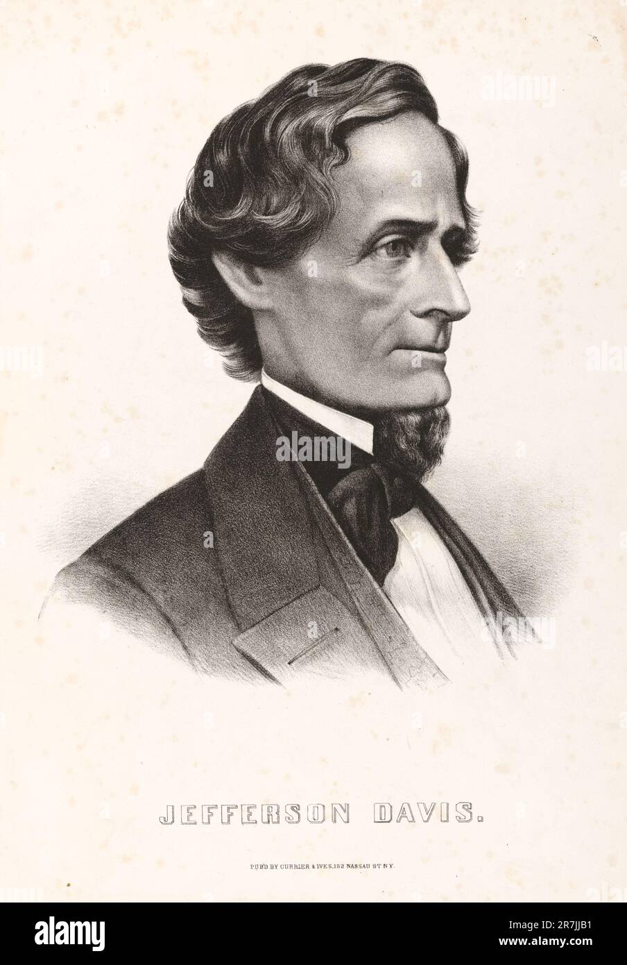 Jefferson Davis c. 1860-1864 Stock Photo - Alamy