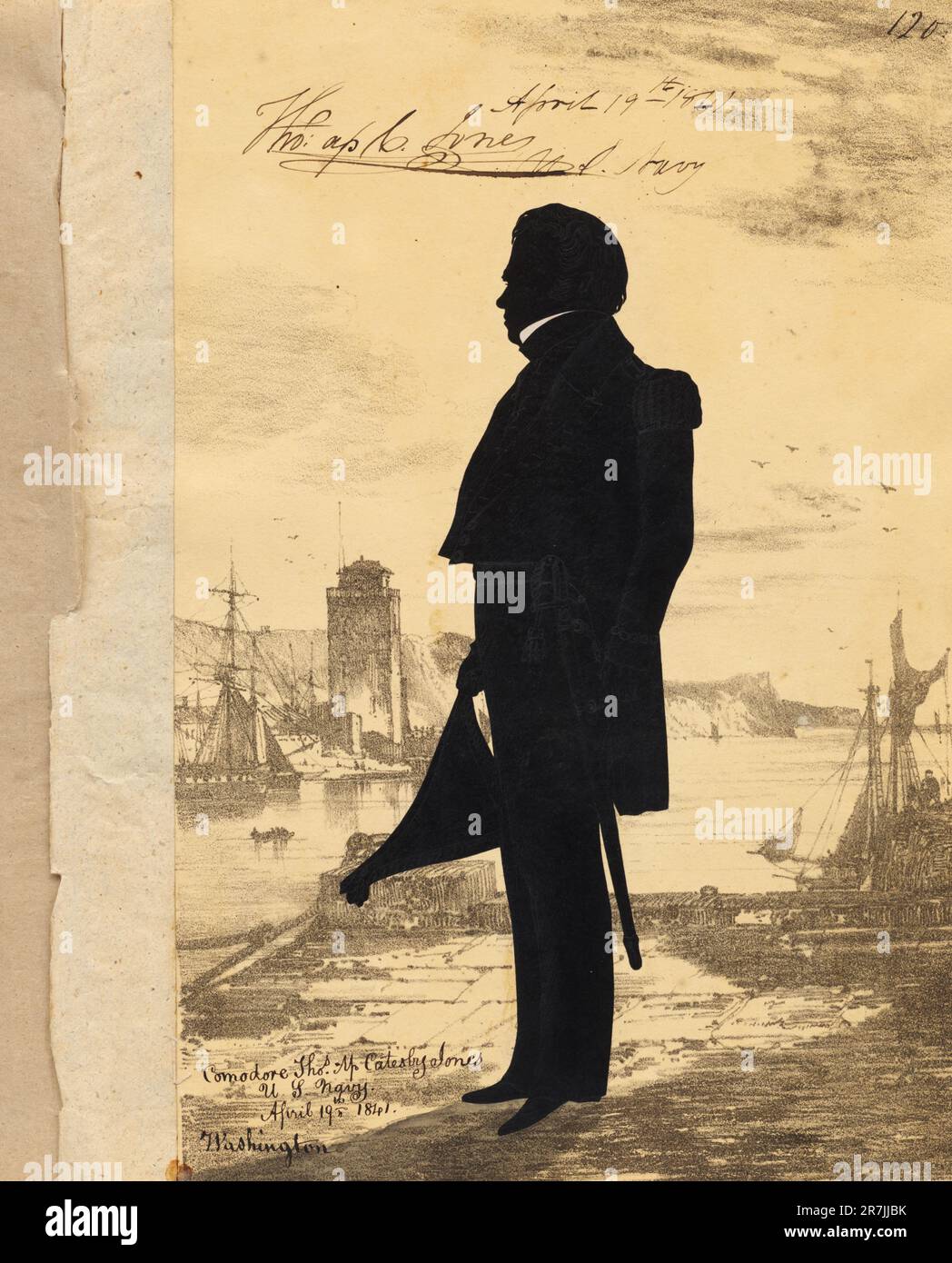 Thomas ap Catesby Jones 1841 Stock Photo - Alamy