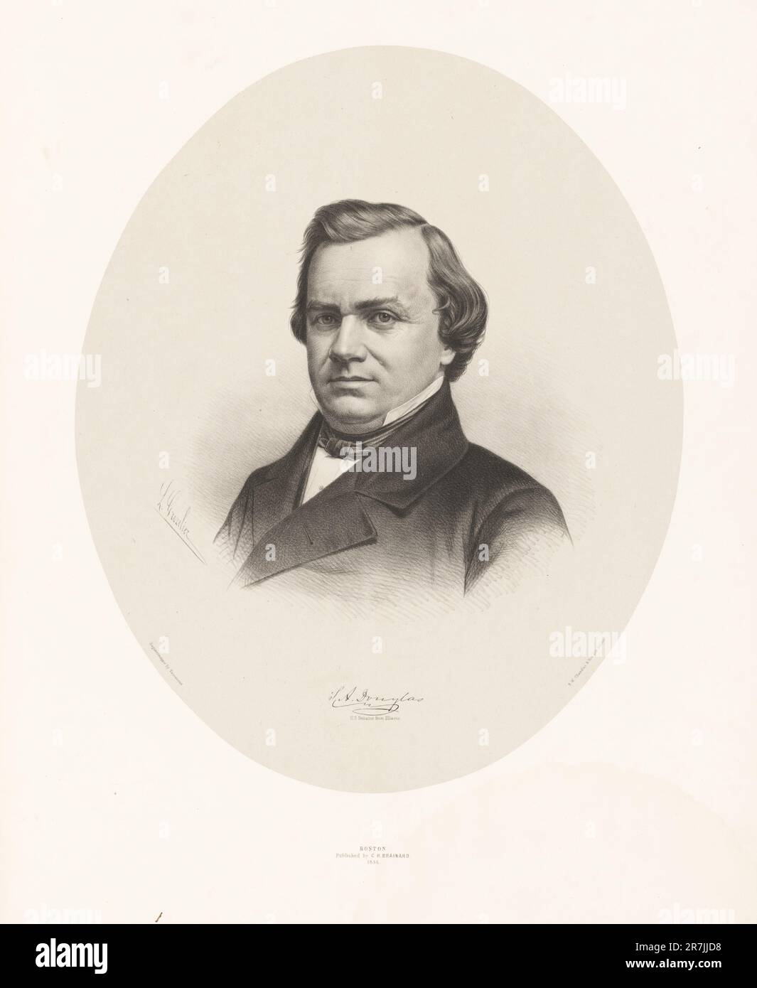 Stephen Arnold Douglas 1854 Stock Photo - Alamy