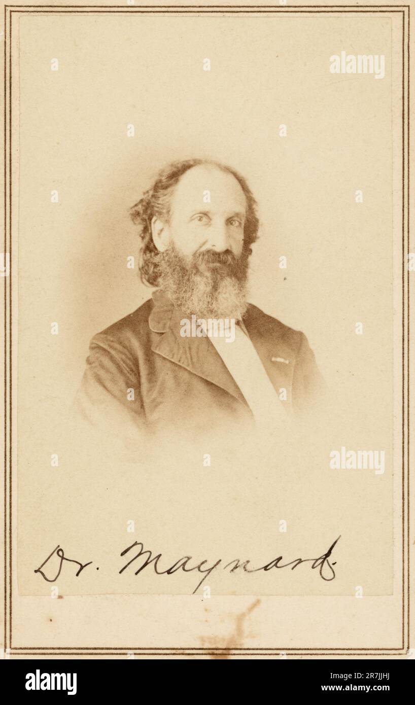 Edward Maynard c. 1864 Stock Photo - Alamy