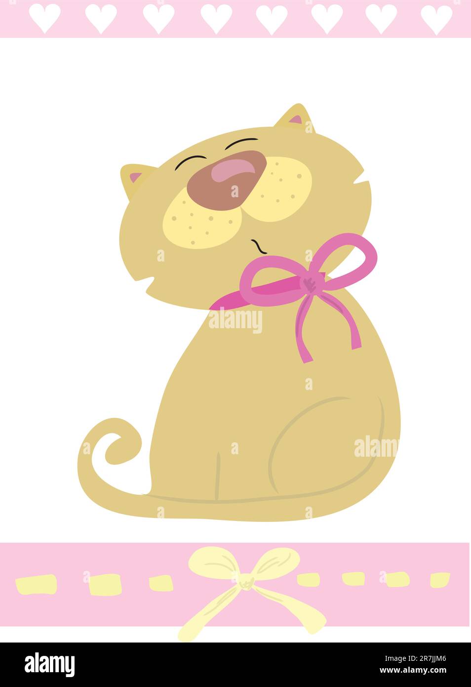 Funny girl love symbol Stock Vector Images - Alamy