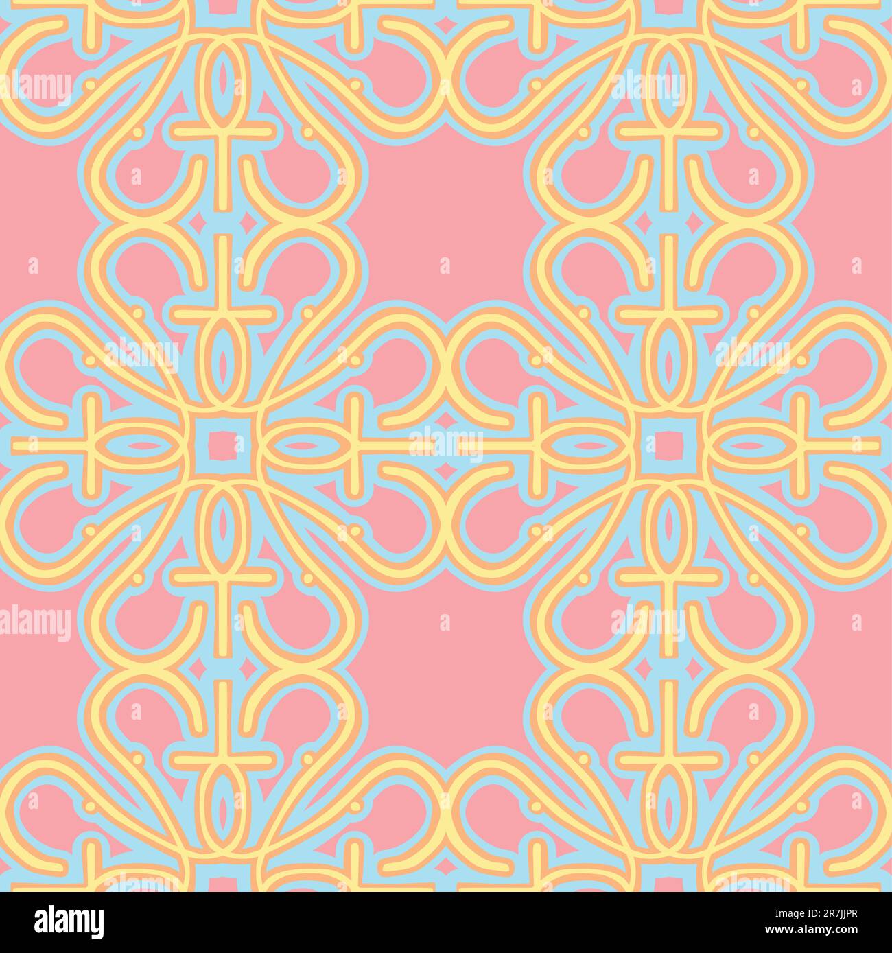 Pink and yellow wallpaper hi-res stock photography and images - Alamy