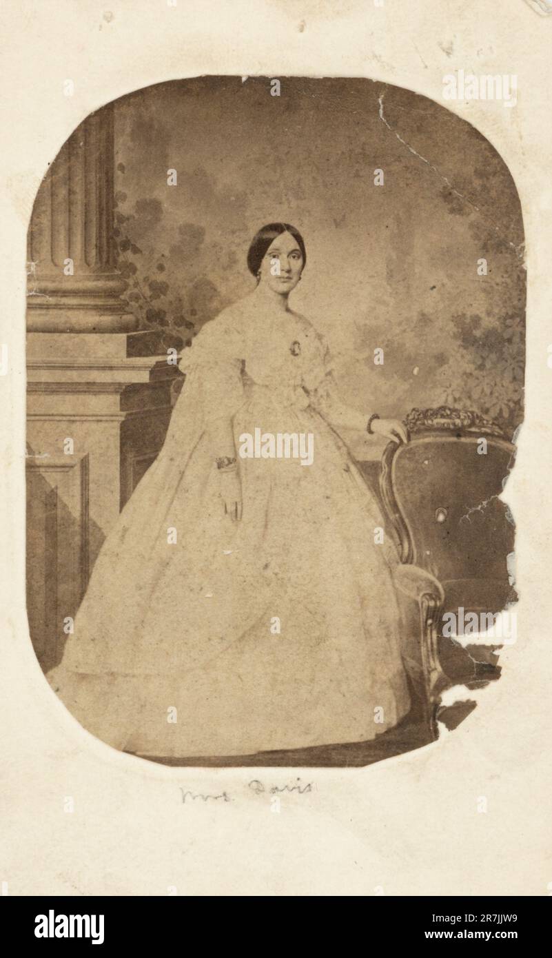 Varina Howell Davis c. 1860 Stock Photo - Alamy