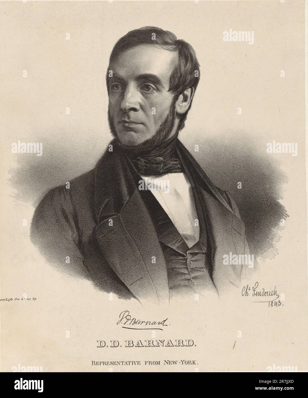 Daniel Dewey Barnard 1843 Stock Photo - Alamy