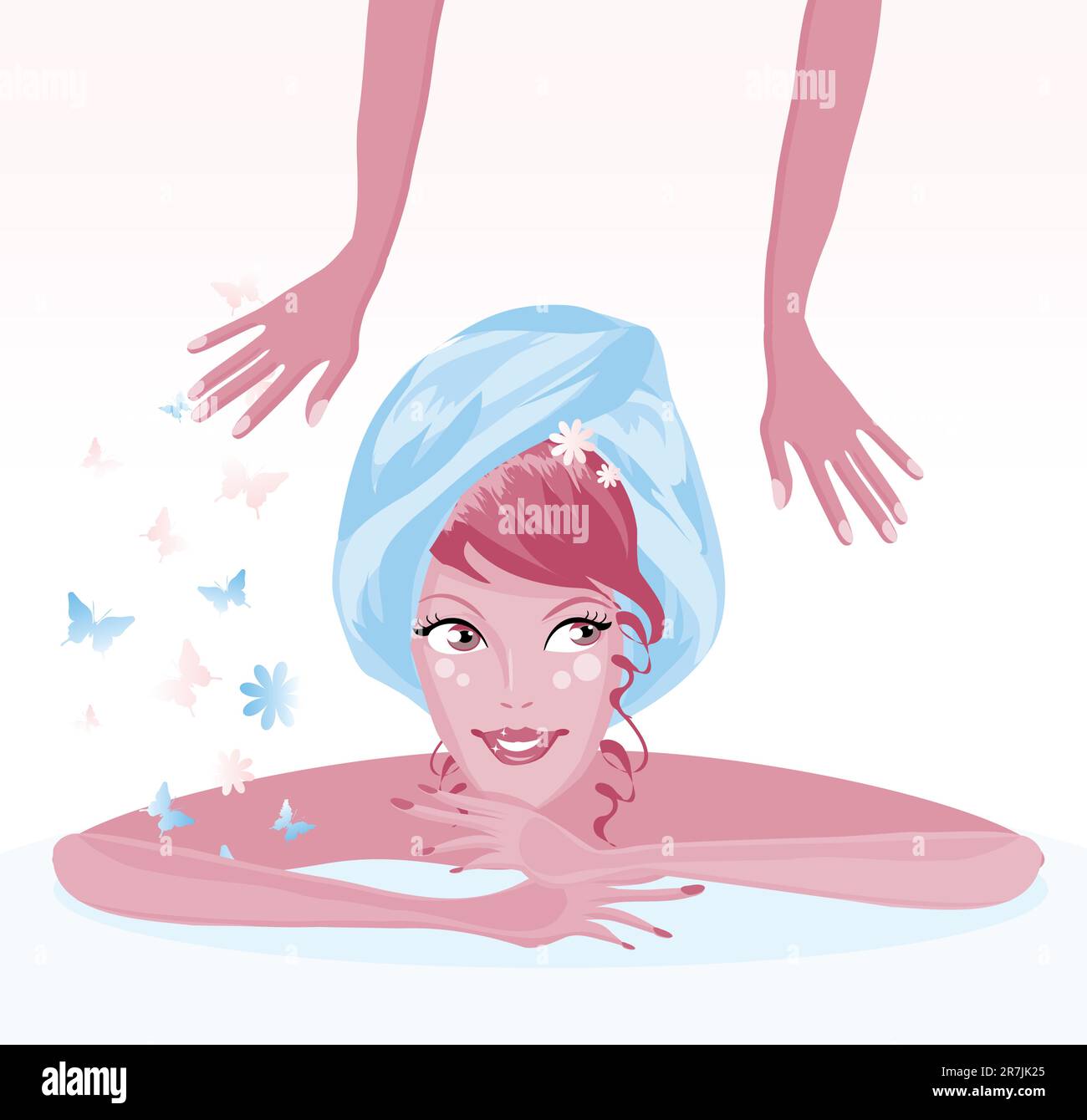 Woman masseur Cut Out Stock Images & Pictures - Alamy