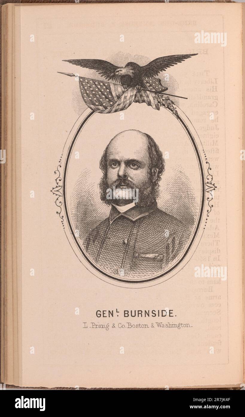 Ambrose Everett Burnside c. 1862 Stock Photo - Alamy