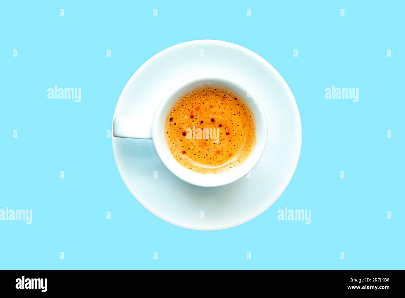 Blue coffee cup cream hi-res stock photography and images - Alamy