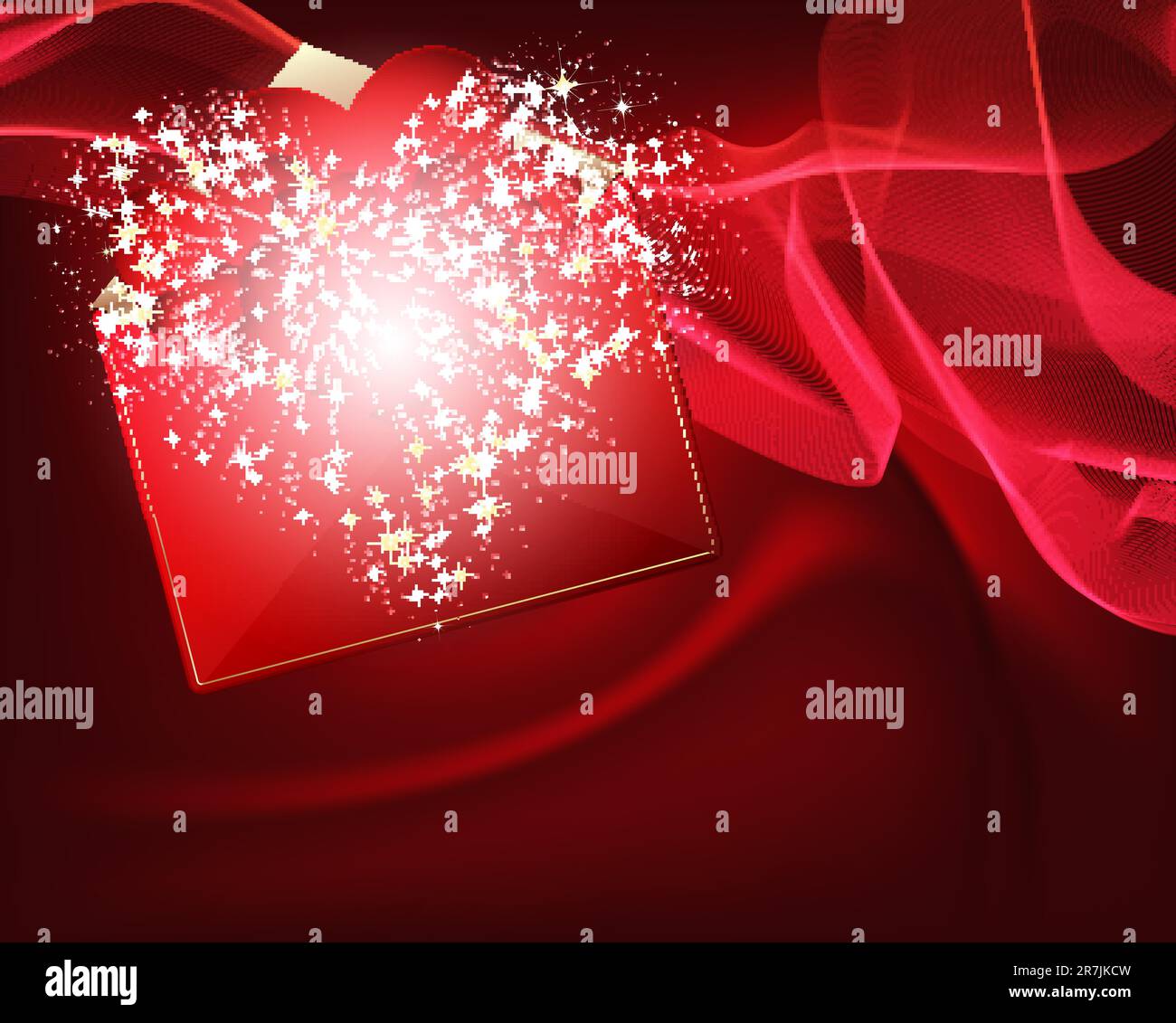 beautiful vector heart background design with space for your text Stock ...