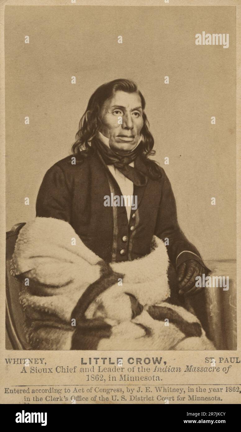 Little Crow the Younger 1862 Stock Photo - Alamy