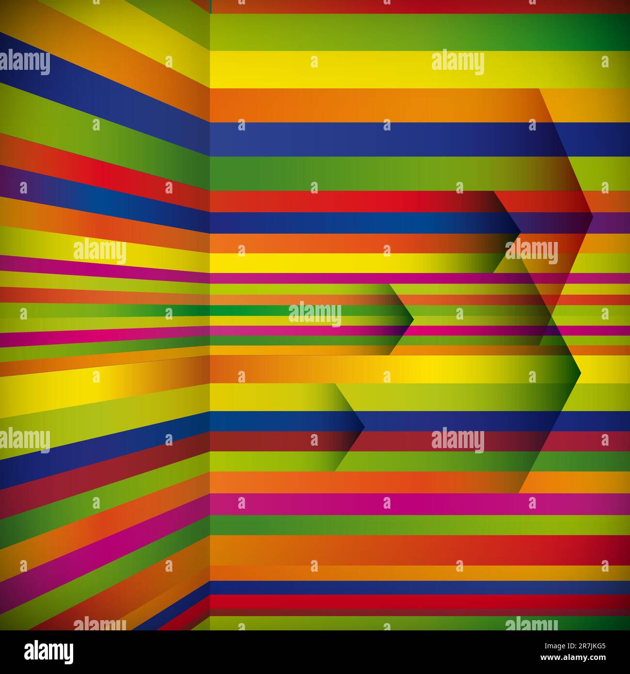 Striped Arrows Stock Vector Images Alamy