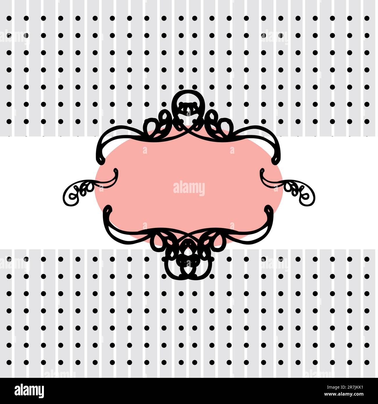 Template frame design for greeting card Stock Vector Image & Art - Alamy