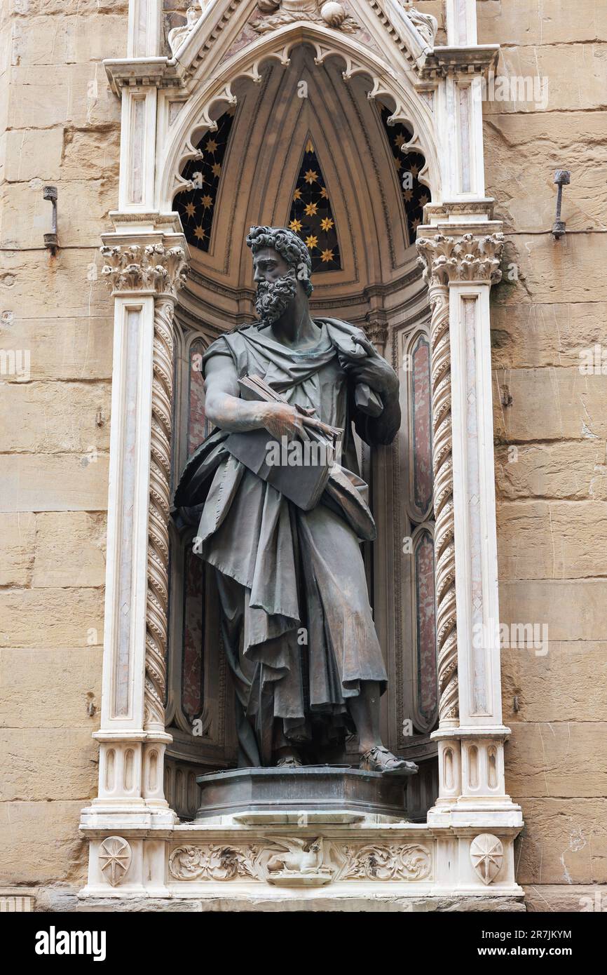 Statue of Saint Luke in the Exterior Tabernacle in the Exterior ...