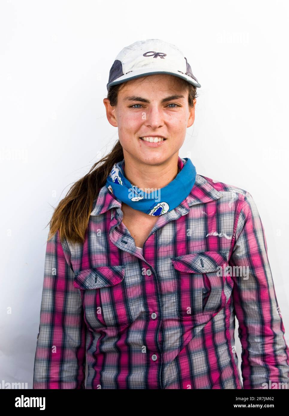 Portrait of a champion ultra marathon runner after a race Stock Photo ...