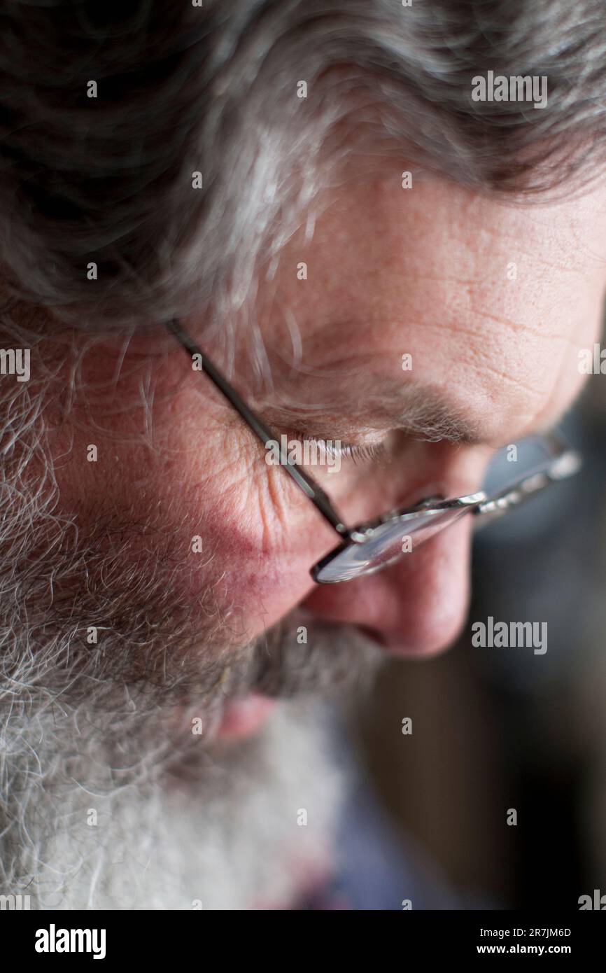 Peter Limmer,owner of Peter Limmer & Sons boot shop in Intervale, NH ...