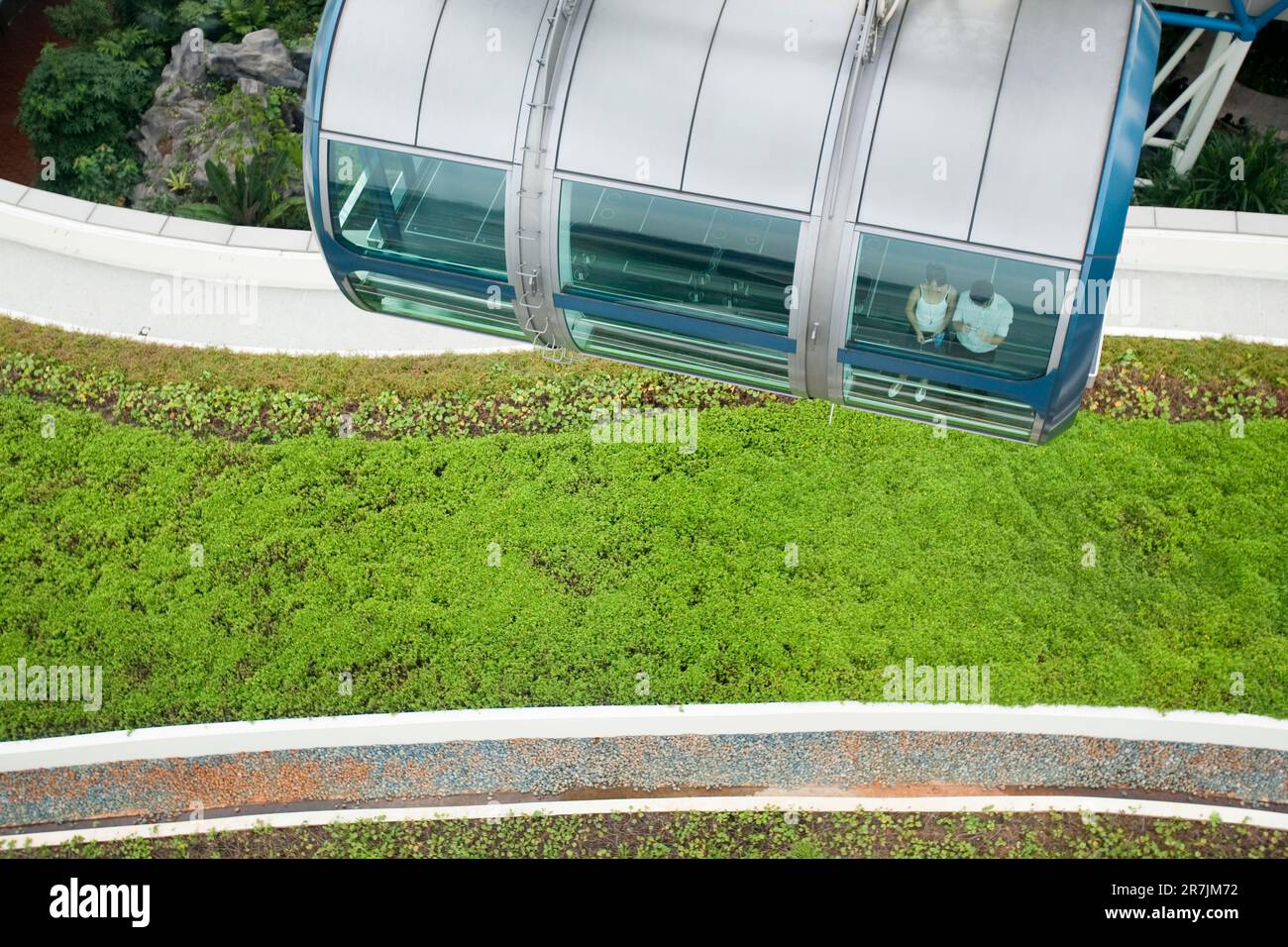 The Singapore Flyer, a 42 story high observation wheel, built to give ...