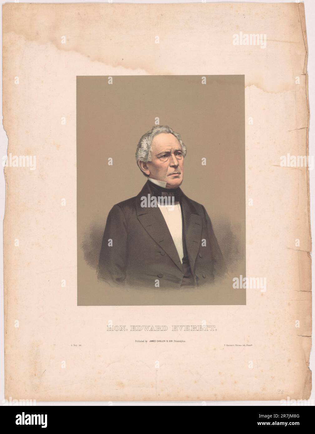 Edward Everett c. 1860 Stock Photo - Alamy